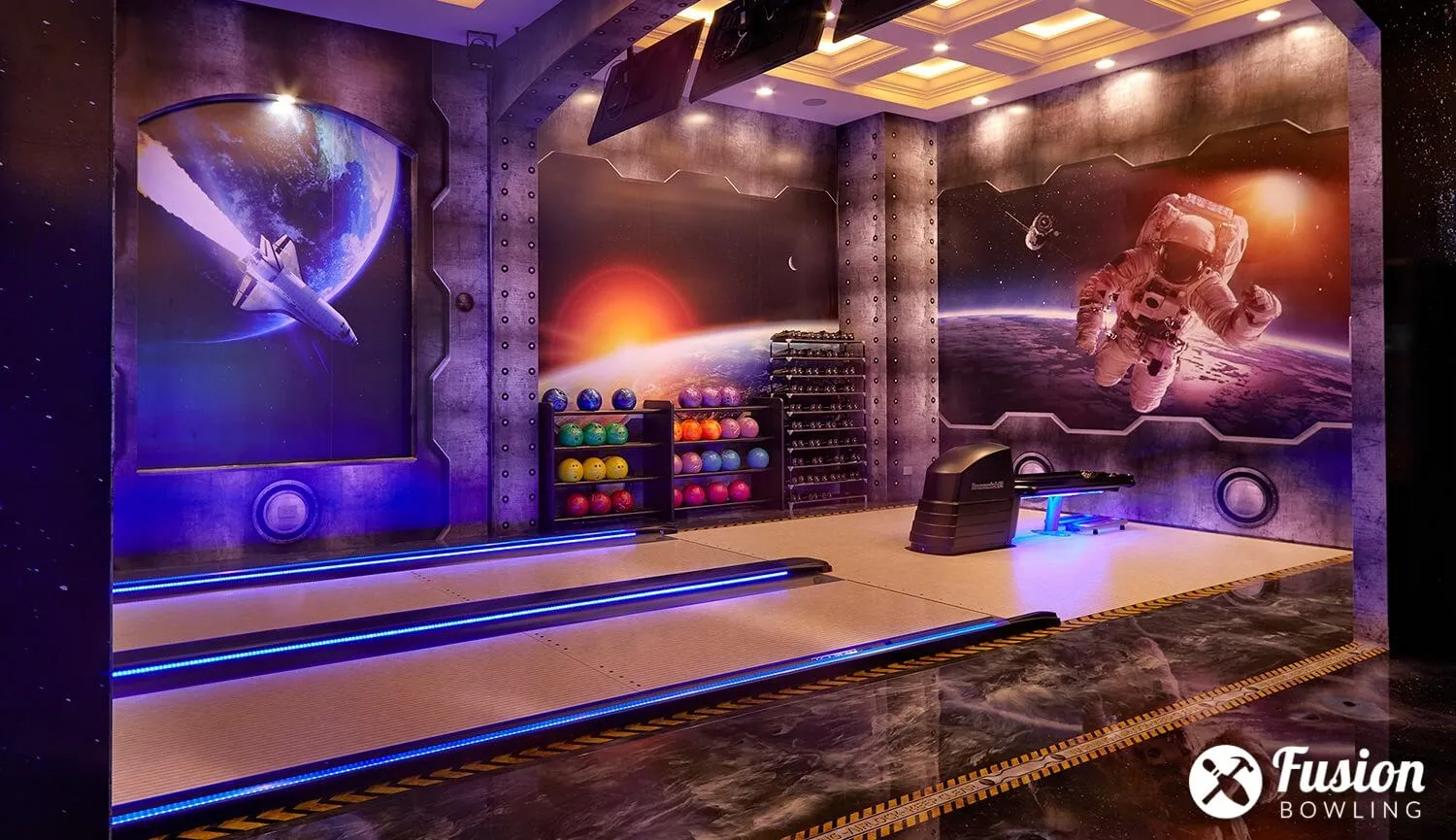 Storage Ideas | Fusion Bowling | Home Bowling Alley Installation Contractor